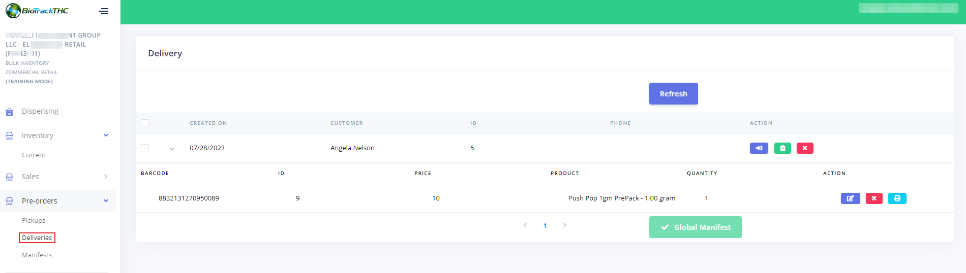 Setting up Sales for Delivery and Pickup (T)