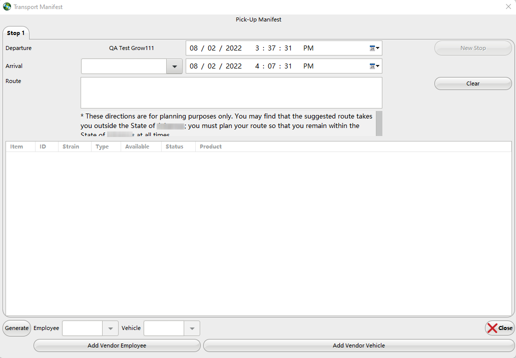 Creating a Manifest (C)