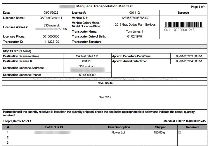 Creating a Manifest (C)