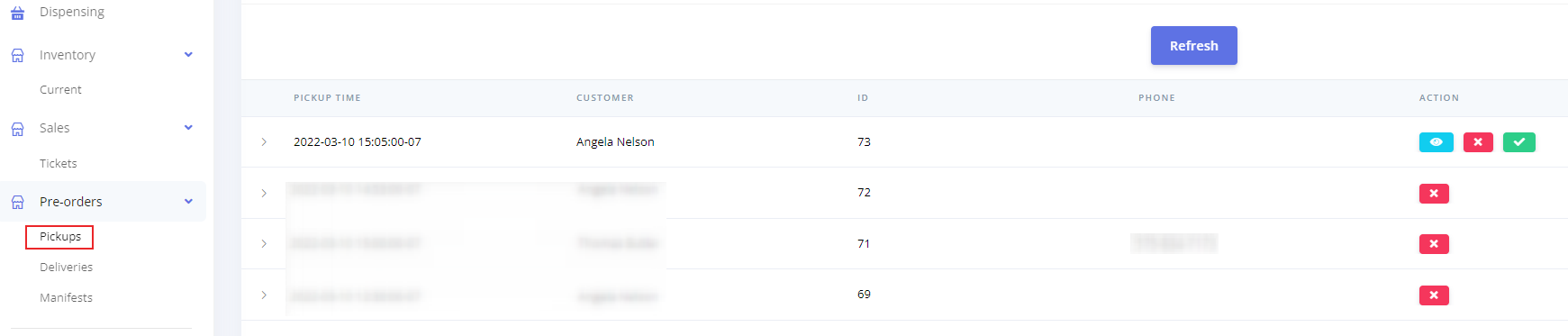 Setting up Sales for Delivery and Pickup (T)