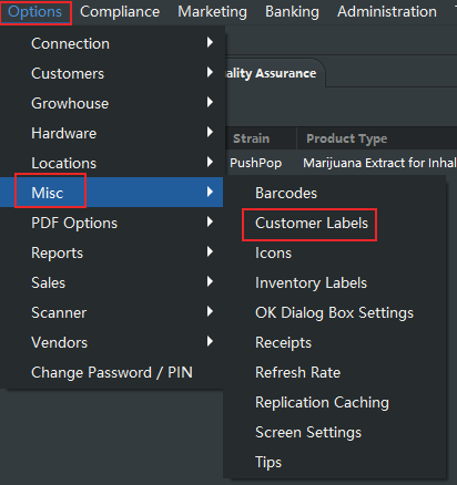 Creating Customer and Inventory Labels (C)